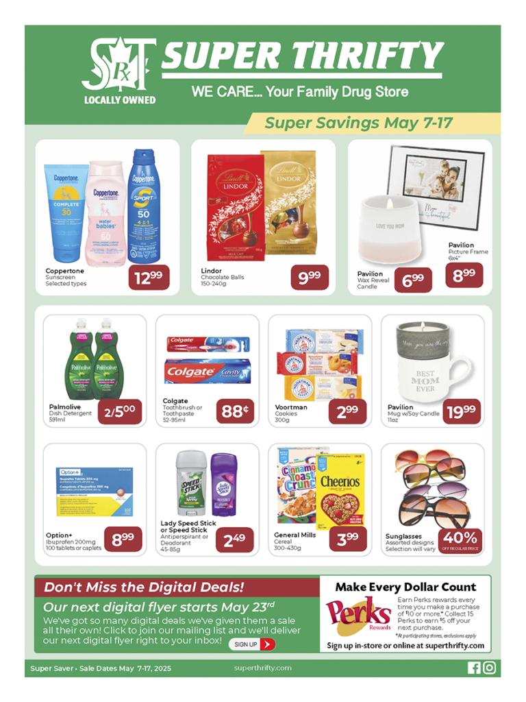 Flyers – Super Thrifty Drugs Canada Ltd.